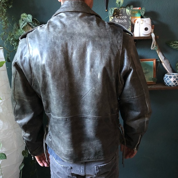 Unik | Jackets & Coats | Unik Leather Motorcycle Jacket | Poshmark